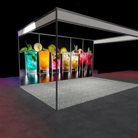 5m Back Wall Only Shell Scheme Graphics Plus Display