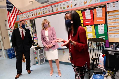 Jill Biden And Education Secretary Go Back To School