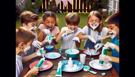Toothpaste Challenge Group Games