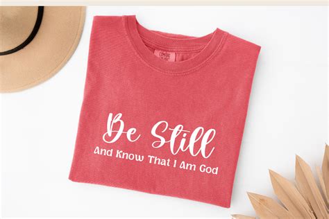 Be Still And Know That I Am God Svg Graphic By Imtheone 429 · Creative Fabrica
