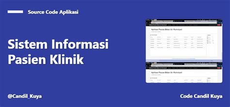 Source Code Aplikasi Sistem Informasi Pasien Klinik Candil Code