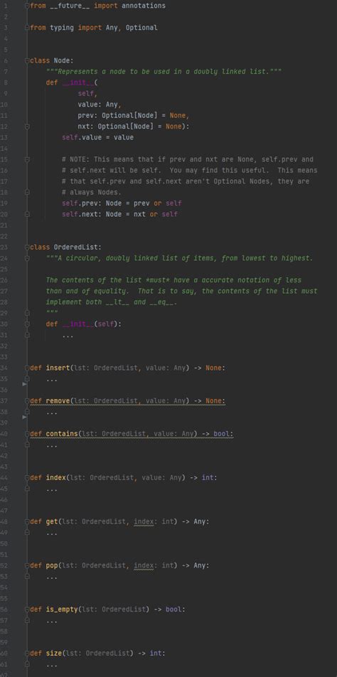 Solved Python Doubly Linked Ordered List Please Use The