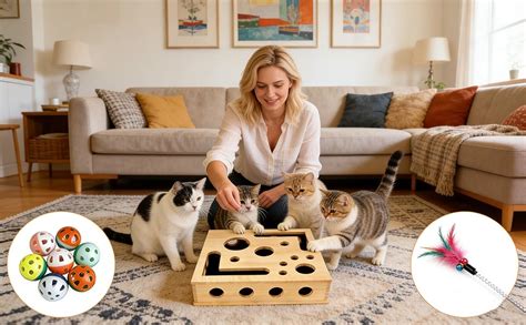 Cat Scratch Puzzle Enrichment Box Cat Nail File Box With
