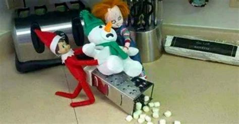 Times The Elf On The Shelf Was More A Bit More Naughty Than Nice Words