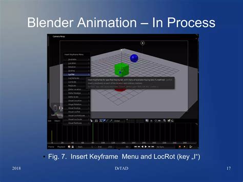 DrTAD Blender Tutorial Animation Basics Keys Movement PPT
