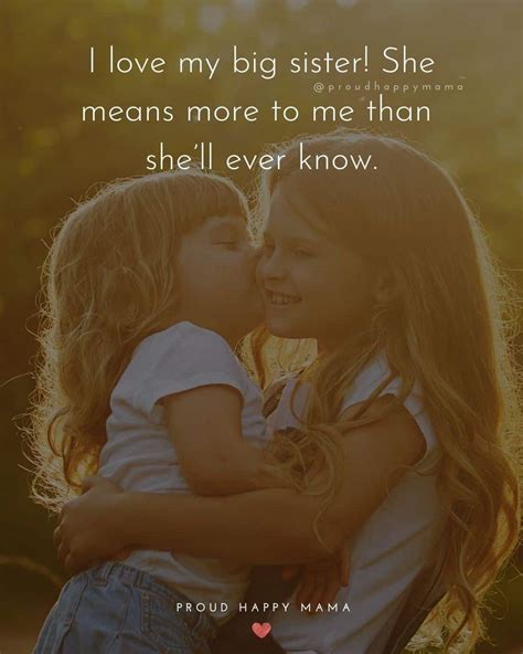 50 Big Sister Quotes And Sayings With Images