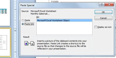 Dynamically Link Charts Tables In Excel 2010 With PowerPoint