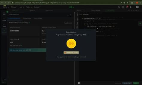 Gfg160 Geeksforgeeks Geekstreak2024 Gfg160 Codingchallenge
