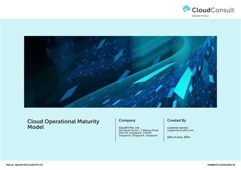 Cloud Operational Maturity Model Report Pdf