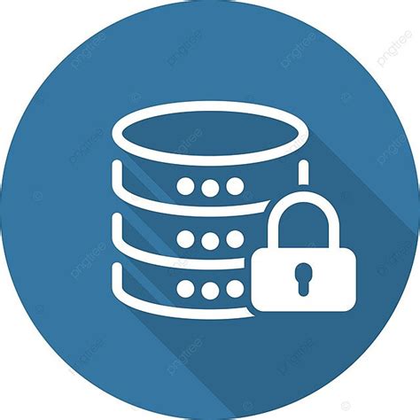 Data Protection Icon Flat Design Protection Data Information Vector Protection Data