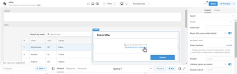 Quick Start With Initially Free Low Code Front End Development Using Retool Against Elephantsql