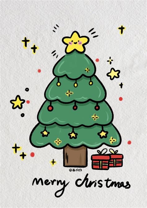 圣诞节简笔画图片 圣诞节简笔画好看图片合集 配图网