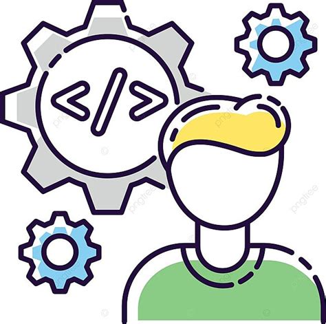 Software Engineer Rgb Color Icon Optimization Technology Platform Vector Optimization