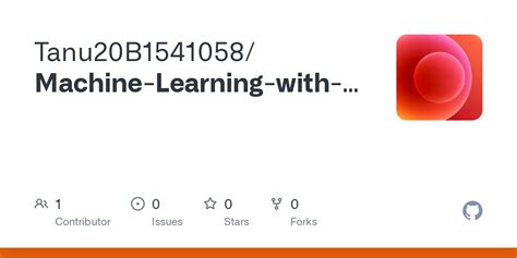 GitHub Tanu B Machine Learning With Python