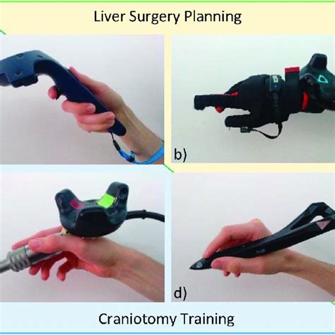 Input Devices A Vr Controllers B Manus Data Gloves C Vr Ink D Download Scientific