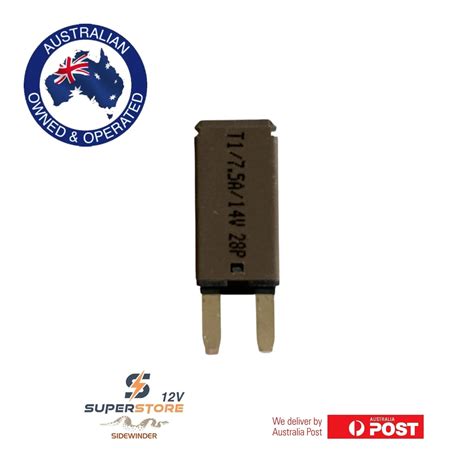 E71 Mini Automatic Reset Circuit Breaker 75a Fuse Caravan 4x4 Marine