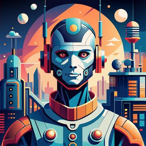 Ai Tech Vector Illustration Flat 2 Premium Ai Generated Vector