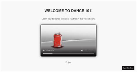 Html Vidoe Autoplay Forked Codesandbox