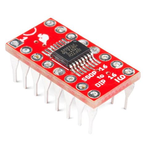 Sparkfun SSOP DIP Sovitin 16 Pin Opencircuit