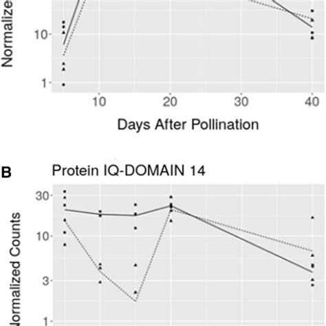 Candidate Gene Expression During Seed Development The Normalized