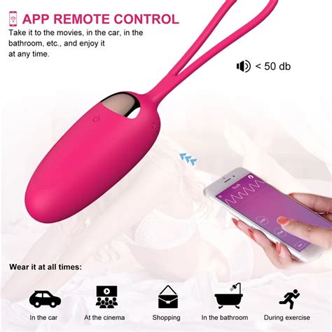 Patent New App Mobile Phone Remote Control Jumping Egg Vibrator Ball Sex Toy For Woman