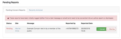 How Do I Convert A Pending Text Message Report