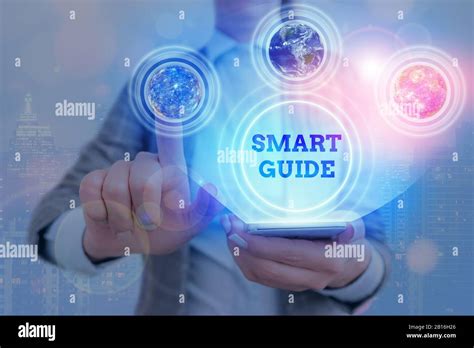 handwriting text writing smart guide conceptual photo used to guide