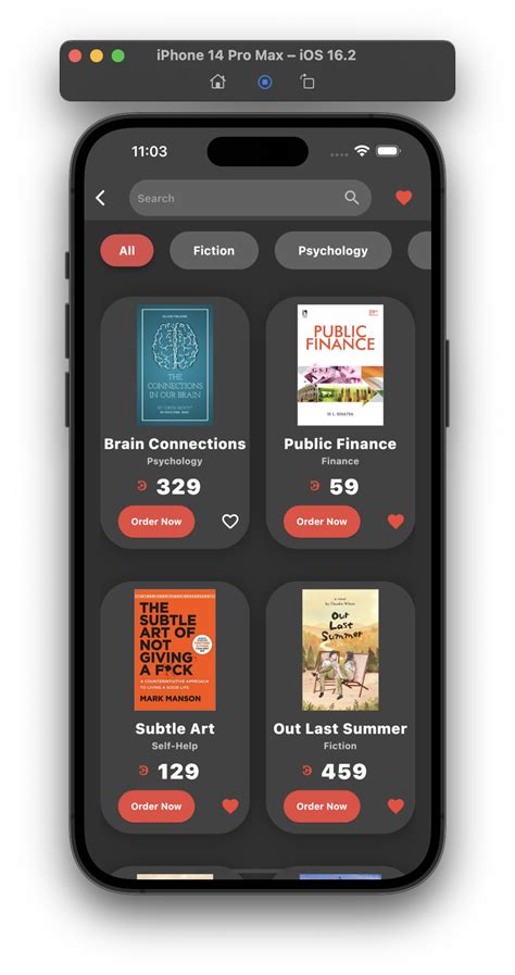 ecommerce book app made using flutter and firebase