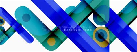 Vector Geometric Abstract Background Template Stock Vector Illustration Of Color Geometry