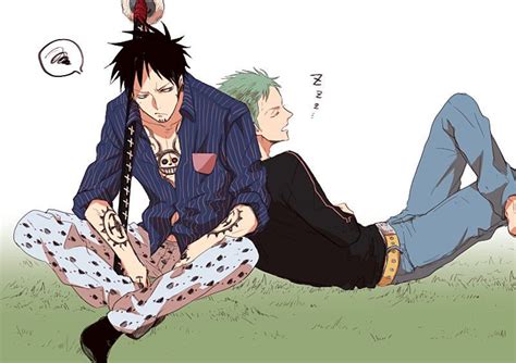 Pirate Hunter Rononoa Zoro Trafalgar D Water Law One Piece One Piece