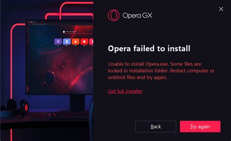 Cant Download Opera Gx R Operagx