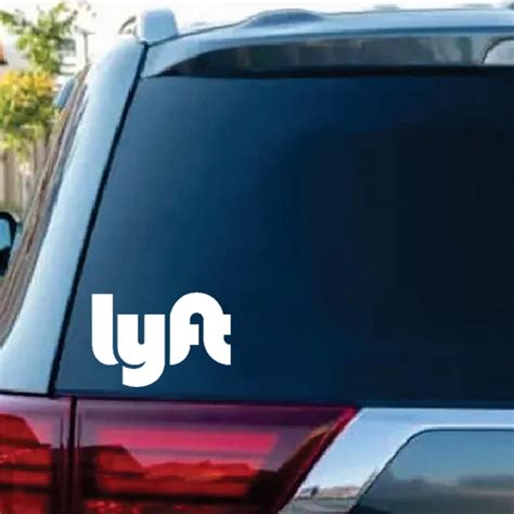 Lyft Window Decal Sticker A1 Custom Made In The Usa Fast Shipping