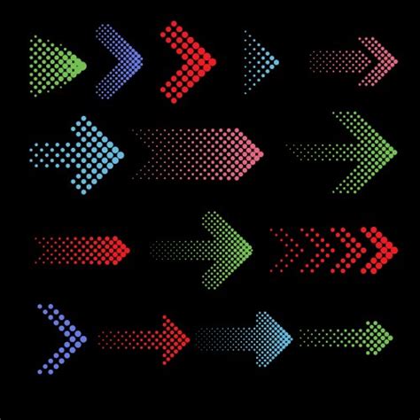 Dotted Arrow Vector Images Over 27000