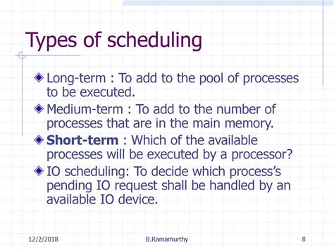 Uniprocessor Scheduling Ppt Download