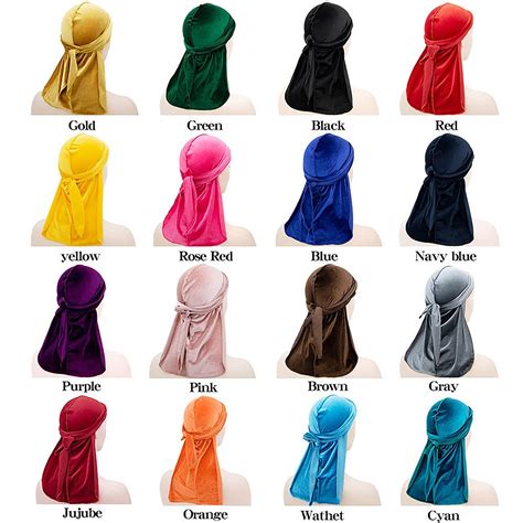 10 Custom Durags For Men Women Velvet Bonnet Superior Velvet Durags