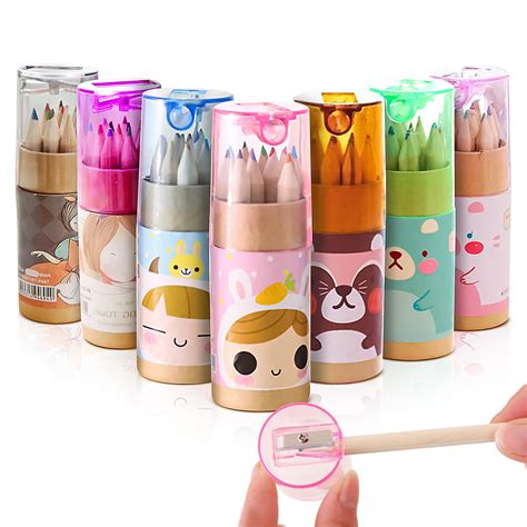 Cute Pencil Sharpener Mini Drawing Colored Pencils