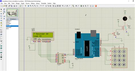 Countdown Timer Using Arduino Lcd 16x2 I2c And 4x3 Keypad