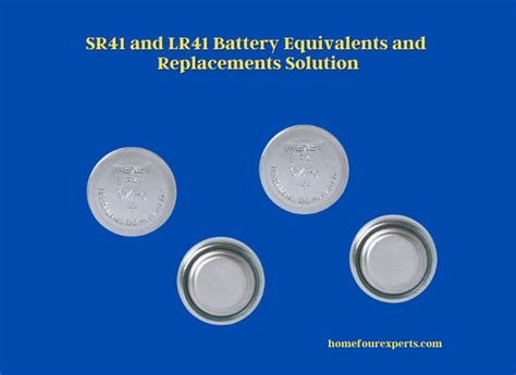 Sr And Lr Battery Equivalents And Replacements Solution