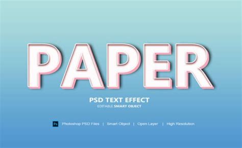 37 Paper Text Effect Designs And Graphics