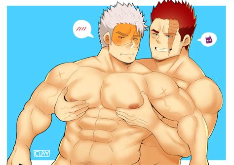 Rule 34 Artist Request Bara Endeavor My Hero Academia Enji Todoroki