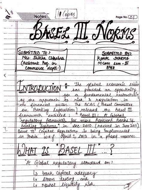 Basel Norm Overview Pdf