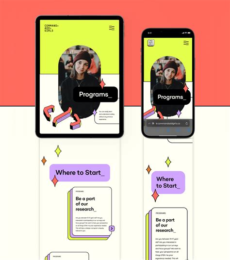 Command Add Girls Branding Behance