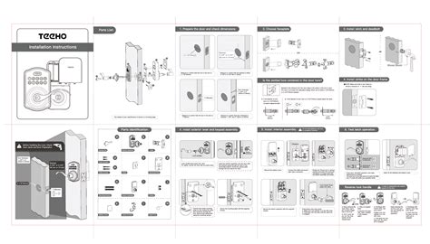 Teeho Keyless Entry Electronic Door Locks With Keypads User Manual Pdf