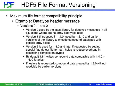 Ppt Using Hdf5 Features With Npoess Data Performance And File Format Issues Powerpoint