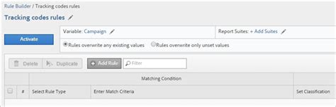 Classification Rules Adobe Analytics
