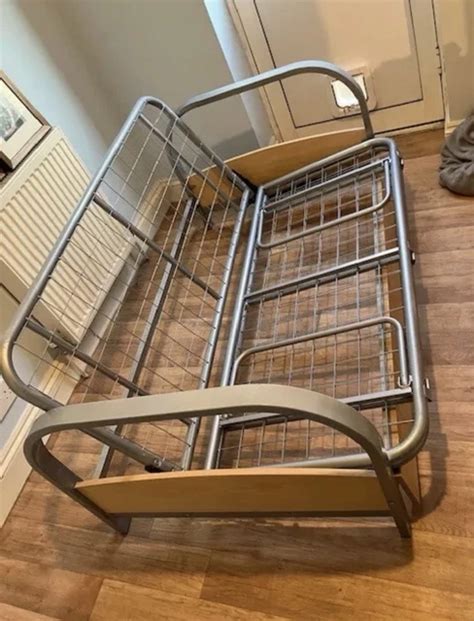 Metal Futon Sofa Bed Frame Pull Out Double No Mattress £26 71