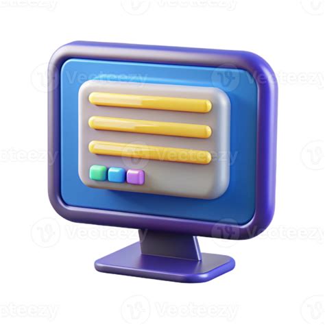 Wonderful Modern A Single Computer Monitor Displaying Code Original 59403518 Png