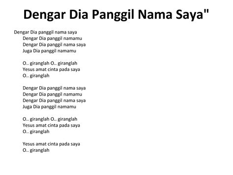 Kumpulan Lagu Lagu Rohani Ppt