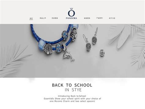 饰品官网的设计 做做练习 ~牒宇舞妹 站酷zcool