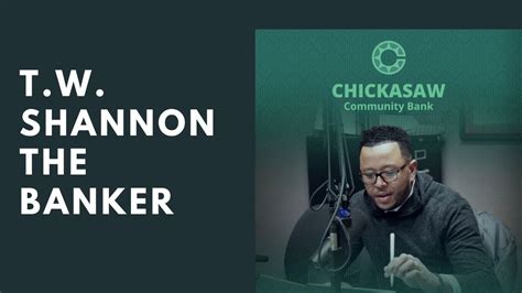 Tw Shannon Ceo Chickasaw Community Bank Youtube